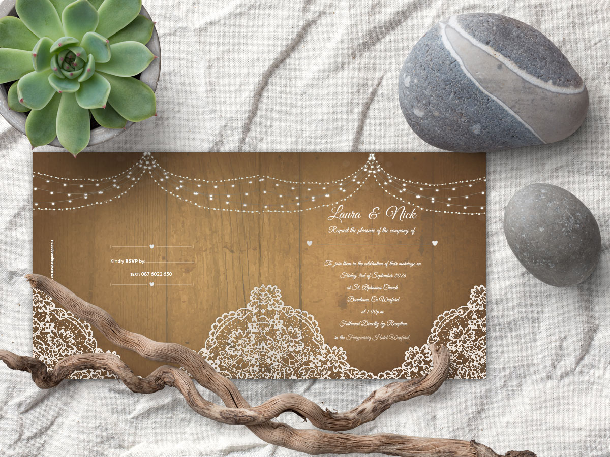 Laura Wedding Invitation – Creative Wedding Invitations